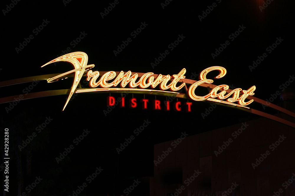 Famous Fremont Street Sign - Las Vegas Stock Photo | Adobe Stock
