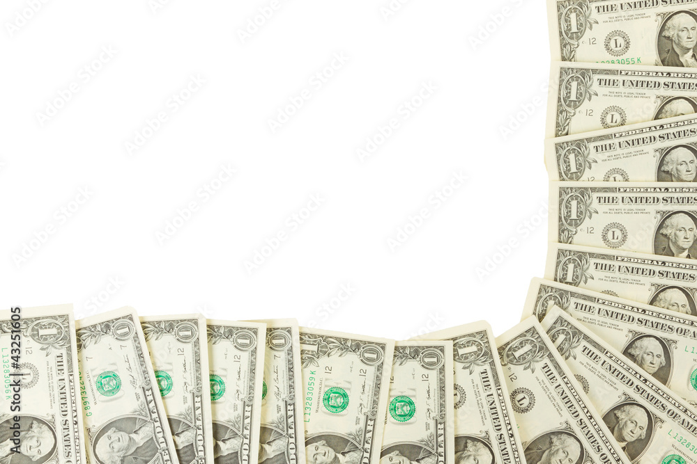 Seamlessly tileable and repeatable 1 dollar bills, room for text Stock ...