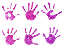 Handprint Pink Silhouette Clipart Free Stock Photo - Public Domain Pictures