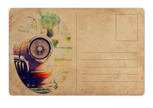 Vintage Automobile Postcard Free Stock Photo - Public Domain Pictures