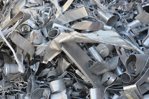 Aluminium - Schrott - Recycling - Buy this stock photo and explore ...