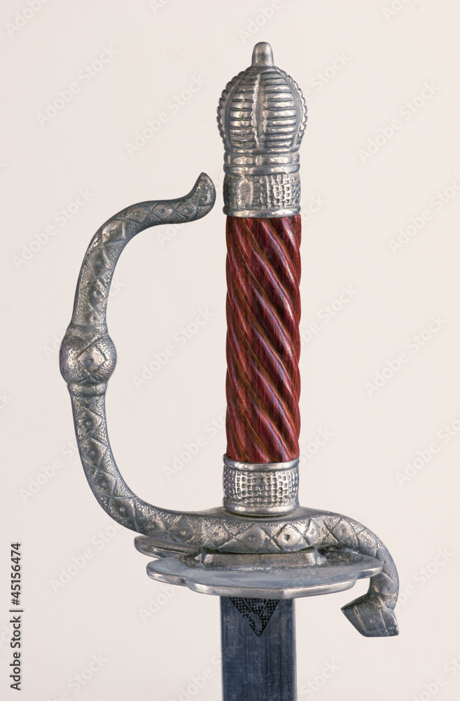 Sword with snake handle or hilt closeup Stock Photo | Adobe Stock
