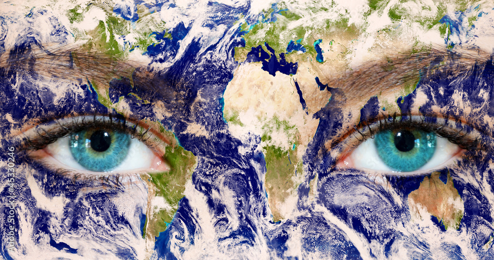 Earth eyes - Earth Texture by NASA.Gov Stock Photo | Adobe Stock