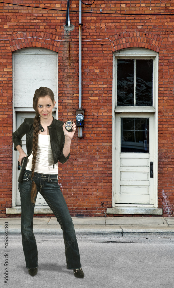 Female Detective Stock Photo | Adobe Stock