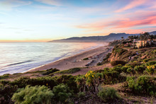 Malibu Beach Sunset Free Stock Photo - Public Domain Pictures