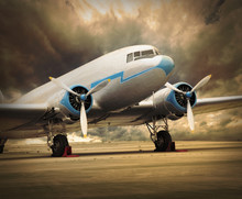 Vintage Passenger Aircraft Free Stock Photo - Public Domain Pictures