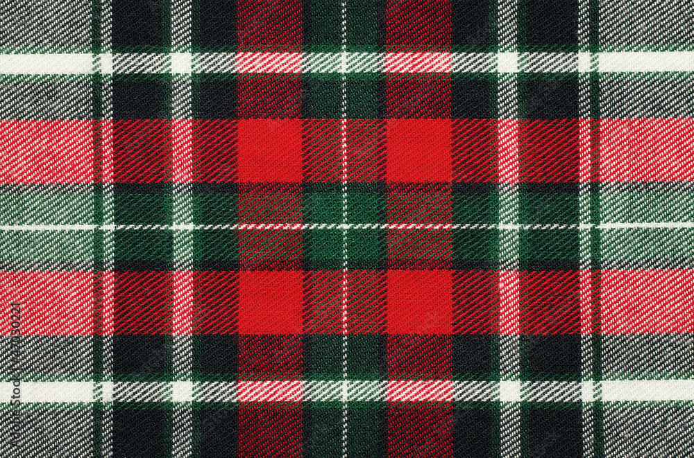 Blank checkered fabric texture, background with copy space Stock Photo ...