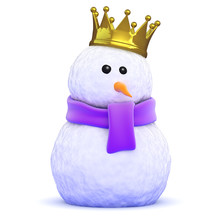 King Snowman Free Stock Photo - Public Domain Pictures
