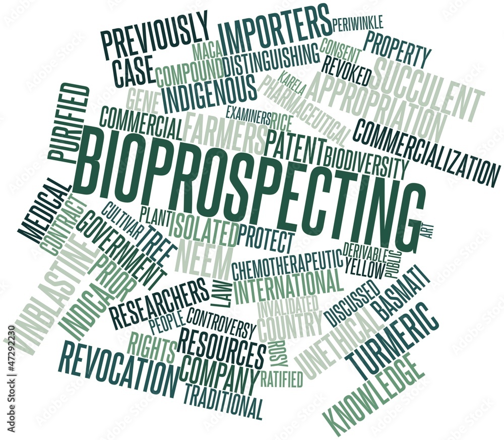 Word cloud for Bioprospecting Stock Illustration | Adobe Stock