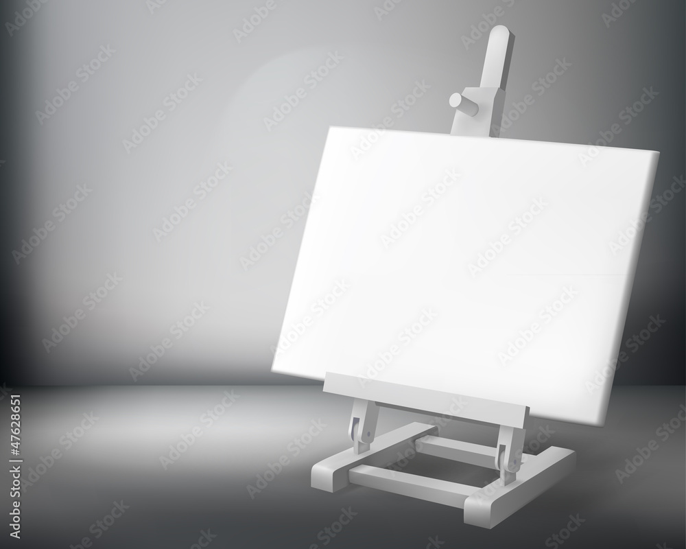 Easel. Vector illustration. Stock Vector | Adobe Stock
