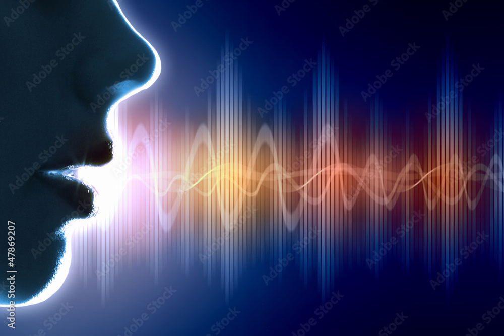 Sound wave illustration Stock Photo | Adobe Stock