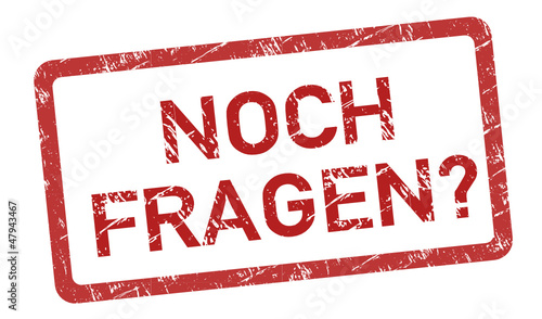 Noch Fragen Stempel #121223-008 Stock-Vektorgrafik | Adobe Stock