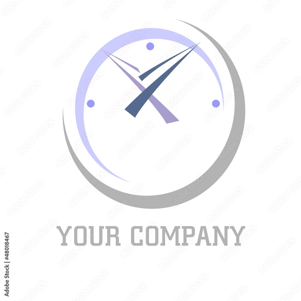 logo time Stock Vector | Adobe Stock