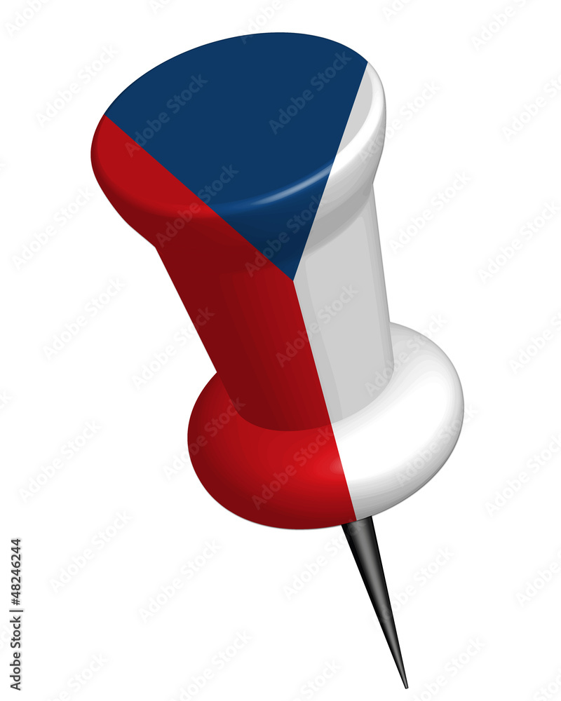 Stock-Illustration „Pinnadel Tschechien“ | Adobe Stock