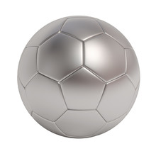 Silver Soccer Ball Free Stock Photo - Public Domain Pictures