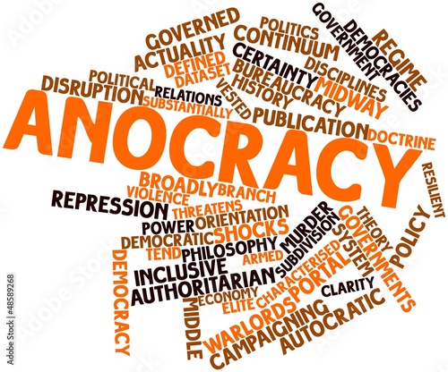 Word cloud for Anocracy - Buy this stock illustration and explore ...