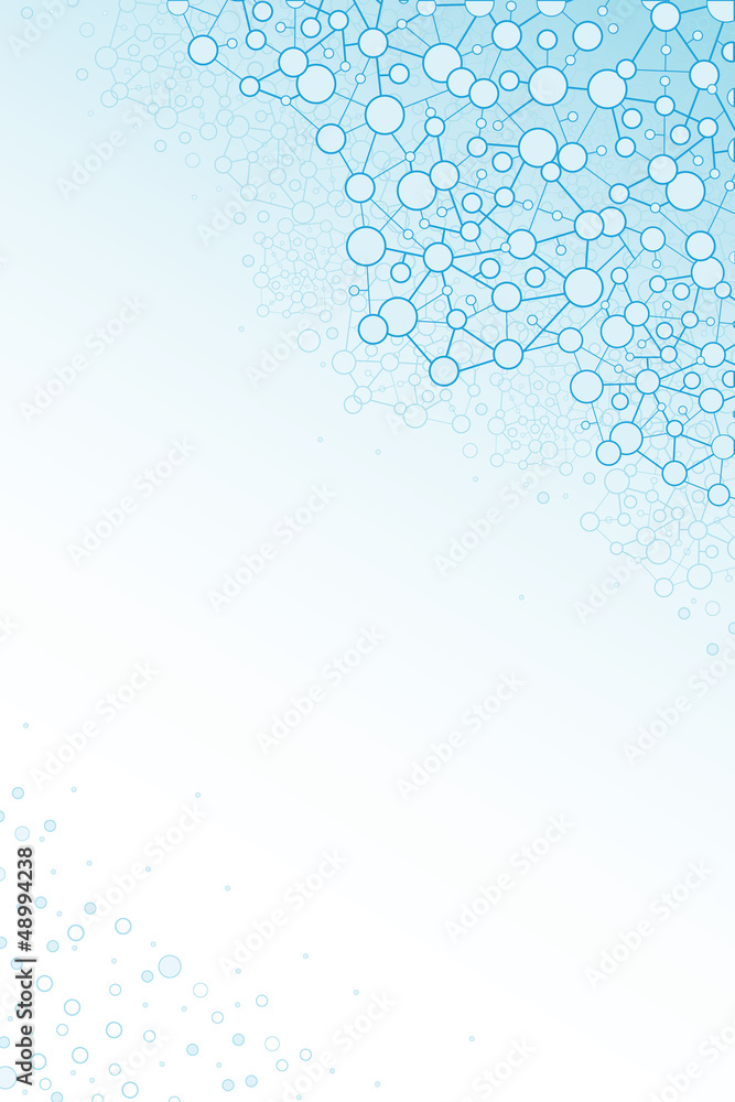 vector molecular structure scientific vertical background with Stock ...