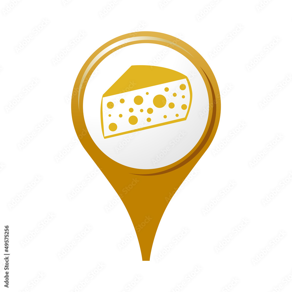 icône fromager, logo, pictogramme, repère carte Stock Vector | Adobe Stock