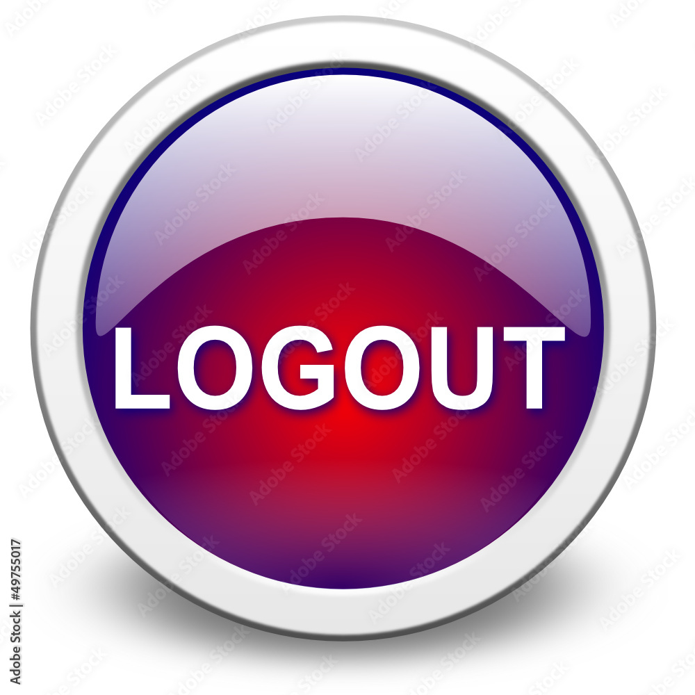 LOGOUT, push-button, vektor Stock Vector | Adobe Stock