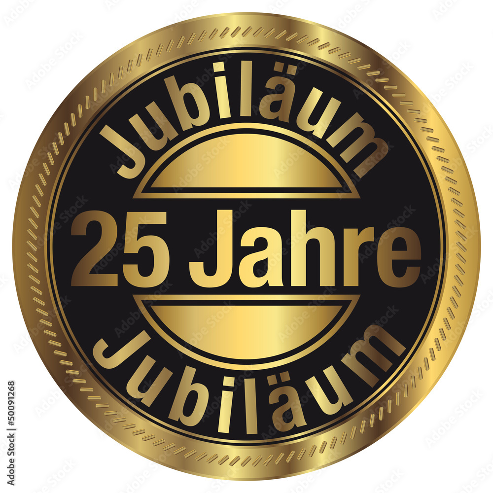 25 Jahre Jubiläum Stock Vector | Adobe Stock