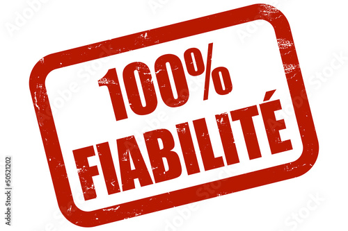 Grunge Stempel 100% FIABILITÉ Illustration Stock | Adobe Stock
