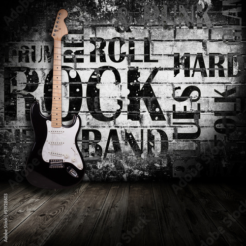 Obraz na płótnie Rock&Roll (51928603) - rock, zespół, muzyka, Obrazy na ...