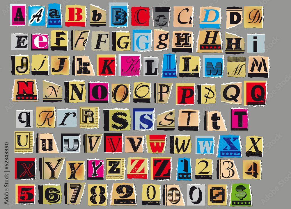 Anonymous letter Stock Vector | Adobe Stock