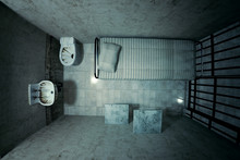 Display Of Prison Bed In Cell Free Stock Photo - Public Domain Pictures