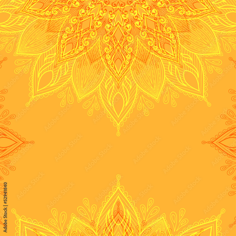 Beautiful lace ornament. Luxury background. Stock Vector | Adobe Stock