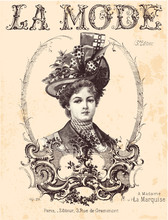 French Ladies Vintage Poster Free Stock Photo - Public Domain Pictures