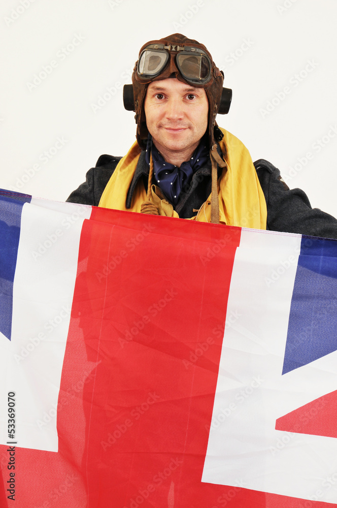 WW2 RAF Pilot / Aircrew Member Stock Photo | Adobe Stock