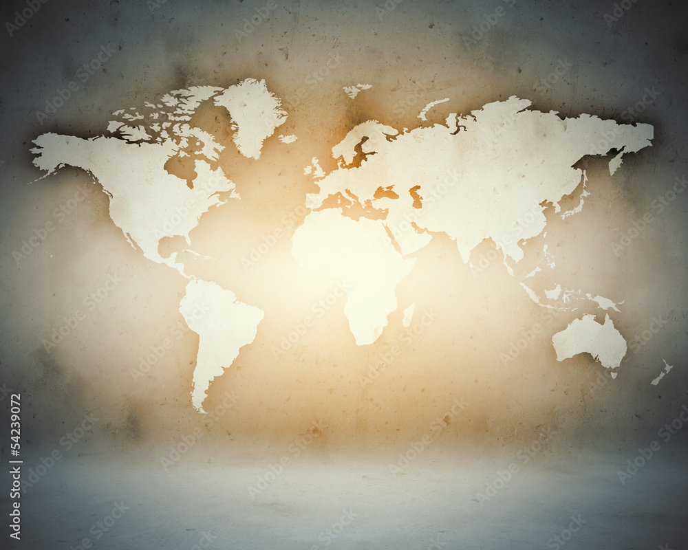 Stock-Foto „World map“ | Adobe Stock