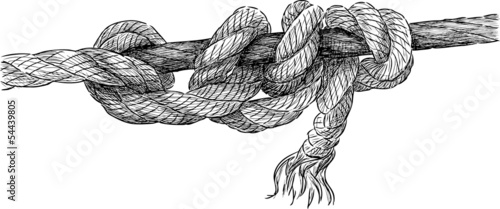 twisted rope Stock Vector | Adobe Stock