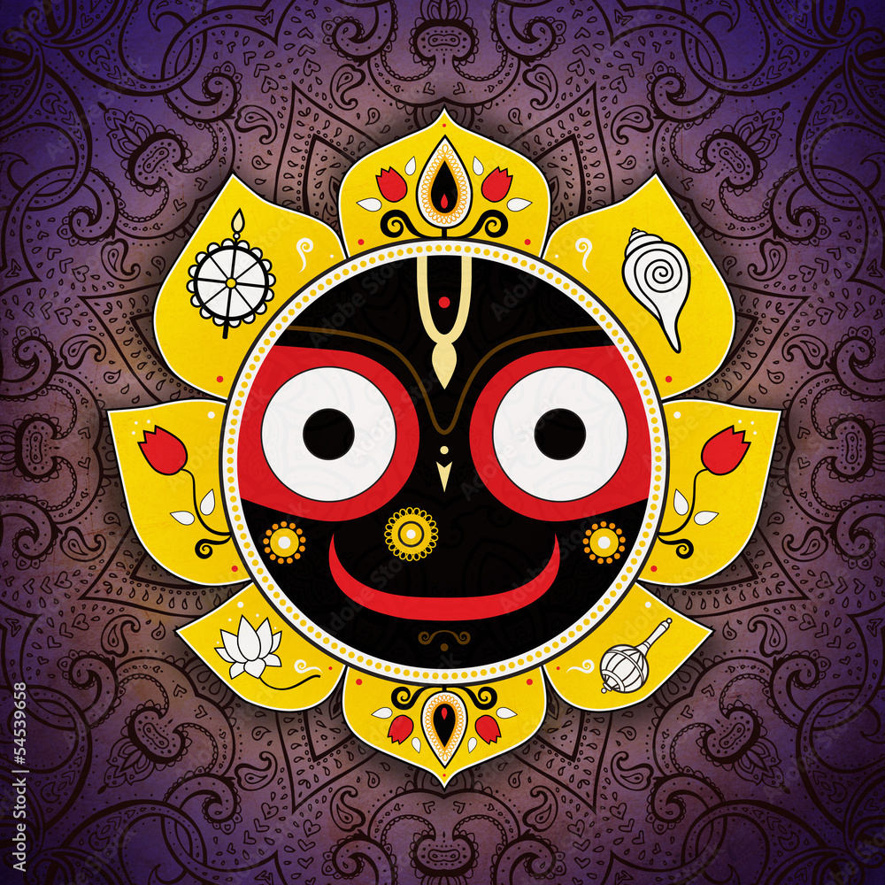 Jagannath. Indian God of the Universe. Lord Jagannatha. Stock ...