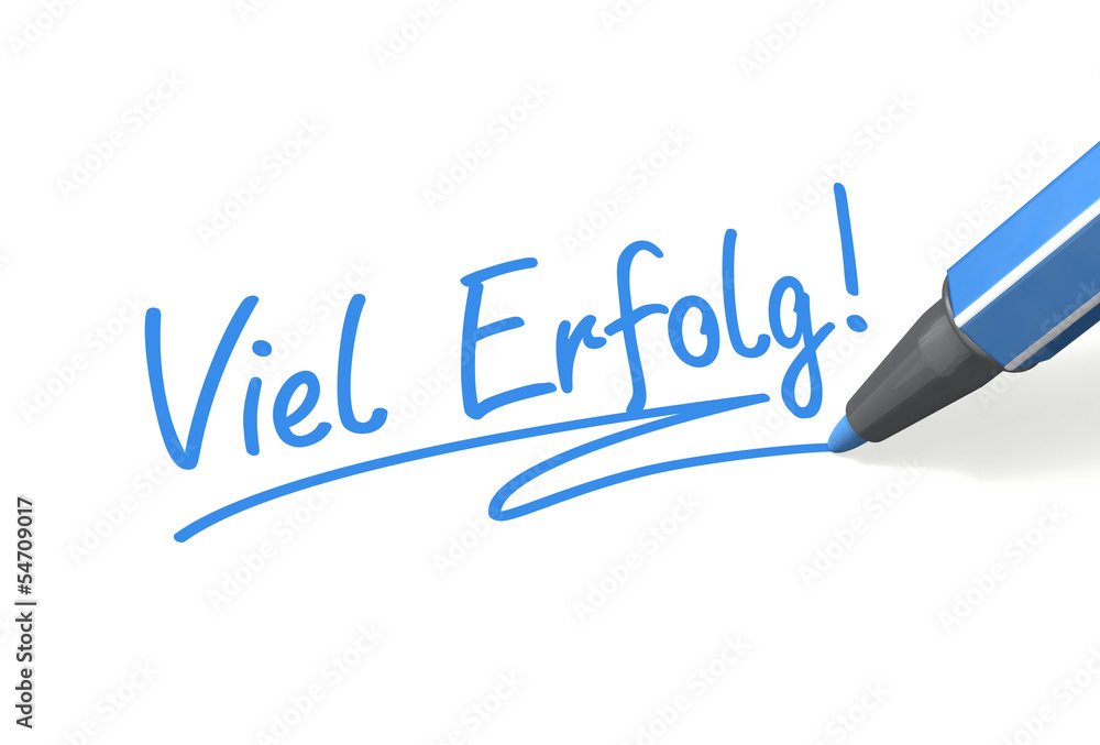 Stock-Illustration „Viel Erfolg!“ | Adobe Stock