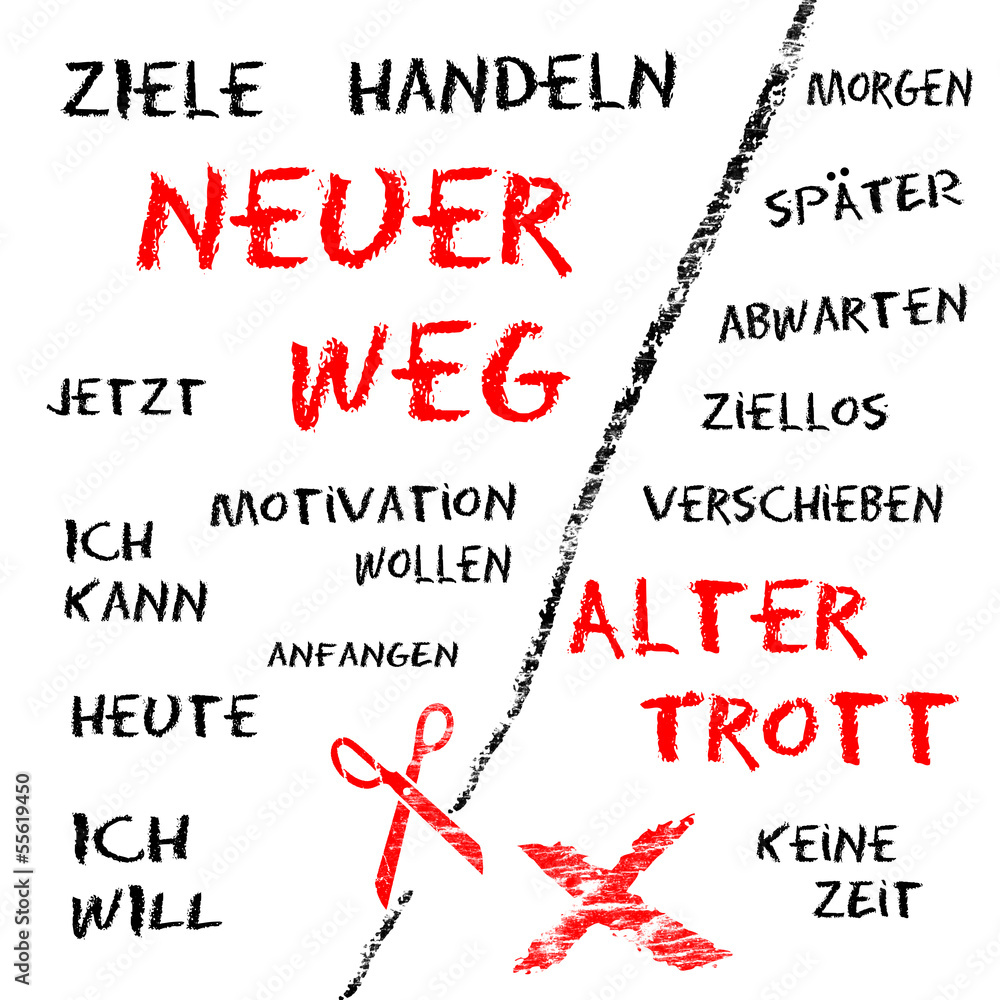 Stock-Illustration „neuer weg“ | Adobe Stock