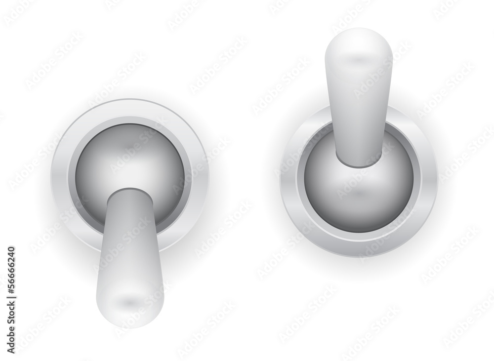 toggle switch 3d icon Stock Vector | Adobe Stock