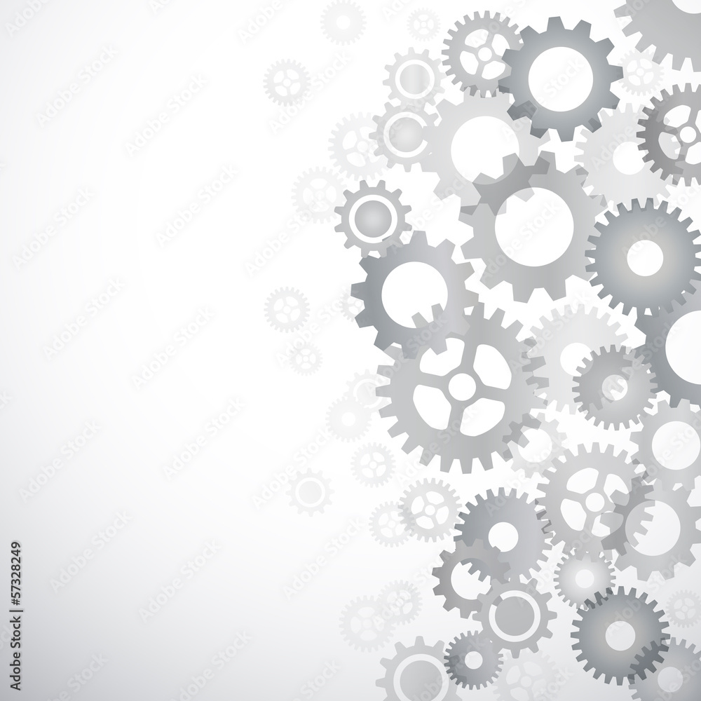 Vector abstract gears background Stock Vector | Adobe Stock