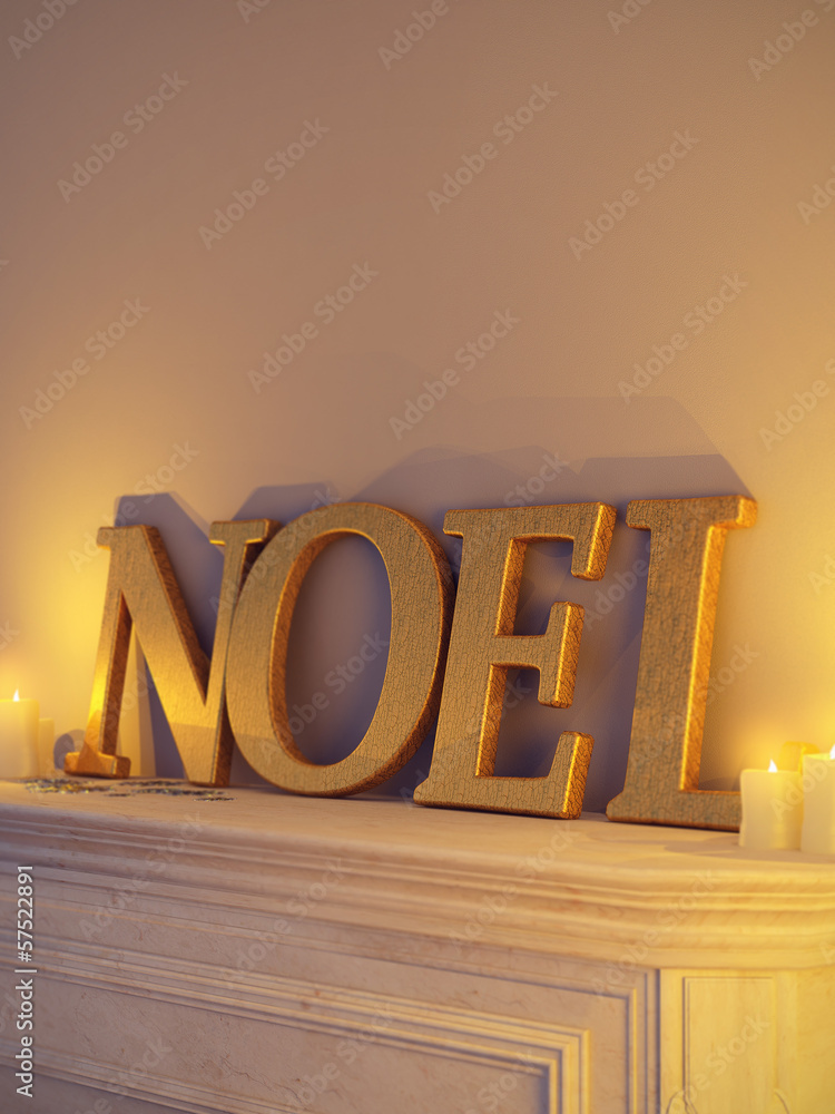 Noel letters Gold Stock Illustration | Adobe Stock