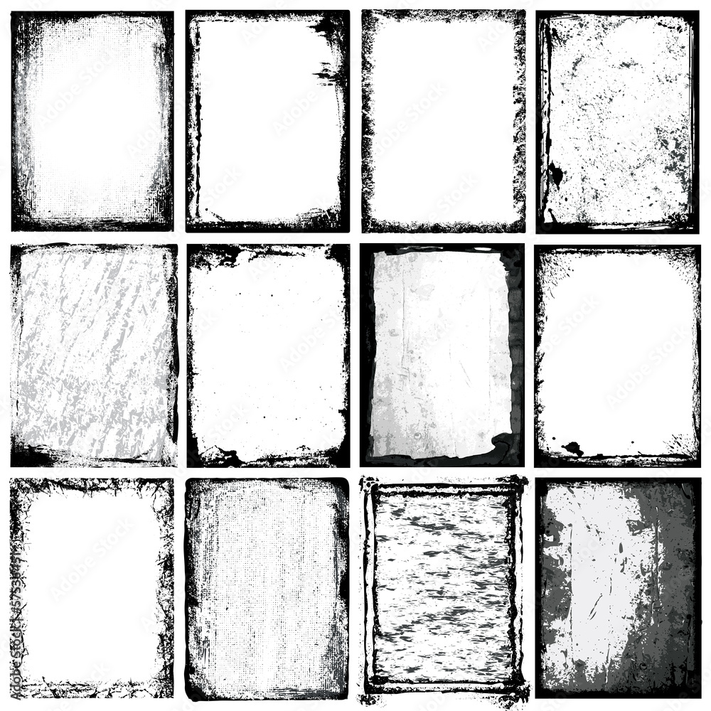 Vector borders, backgounds and textures Stock Vector | Adobe Stock