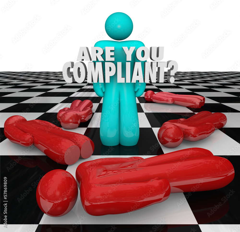 Are You Compliant Following Rules Regulations Legal Process Stock ...