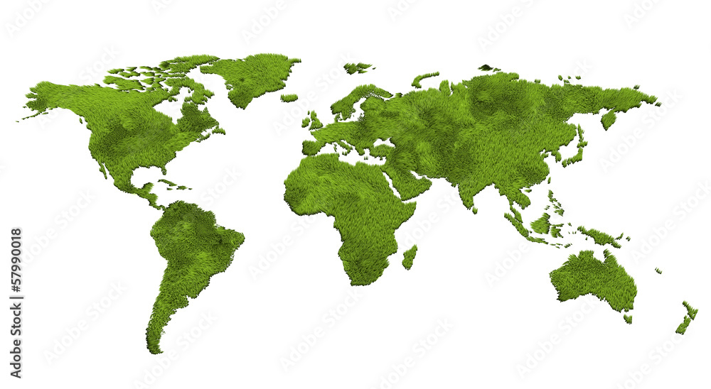 ecology world map Stock Illustration | Adobe Stock
