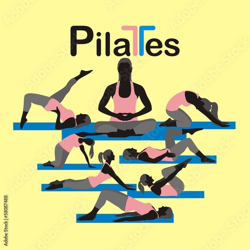 Pilates_2 Stock Vector | Adobe Stock