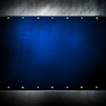 Blue Metal Banner Texture Free Stock Photo - Public Domain Pictures