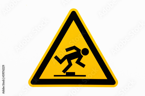 Sturzgefahr – Stock-Foto | Adobe Stock