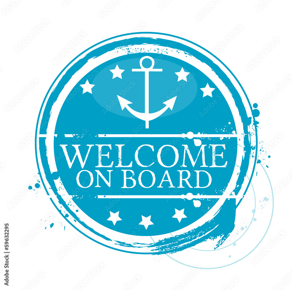 welcome on board Stock Vector | Adobe Stock