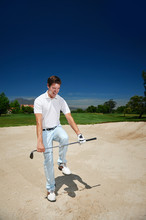 Angry Golf Man Free Stock Photo - Public Domain Pictures