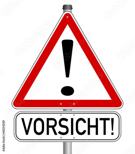 Vorsicht Achtung Gefahr Schild #140121-svg18 Stock-Vektorgrafik | Adobe ...
