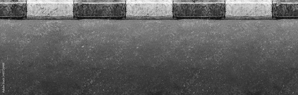 Seamless (only horizontal) road with border Stock Photo | Adobe Stock