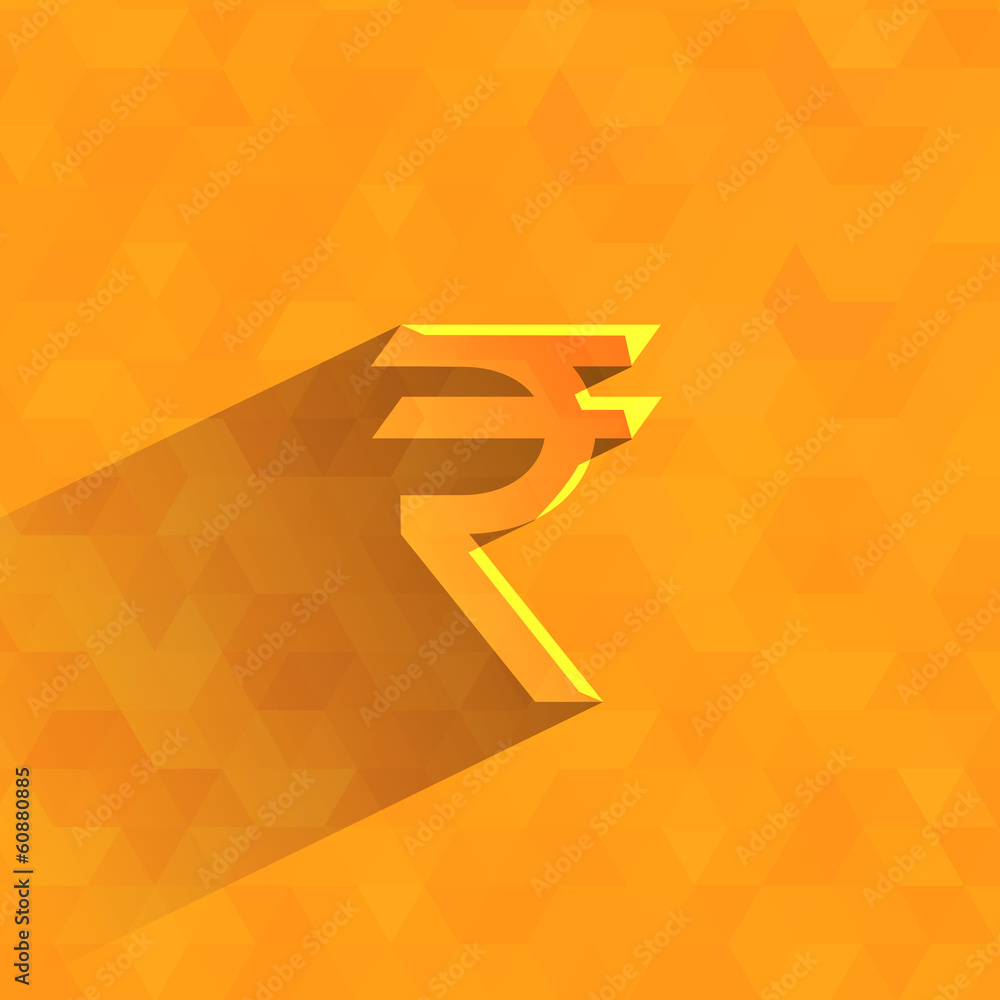 Indian rupees. Vector format Stock Vector | Adobe Stock